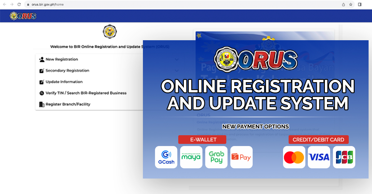 BIR's ORUS offers more payment options with MYEG and DBP